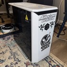 White CyberPower PC Case with 4 Fans + Tempered Glass | eBay