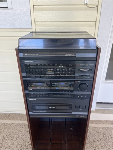 VTG SounDesign Model 6846BKM Dual Deck Stereo Receiver Cassette Radio ...