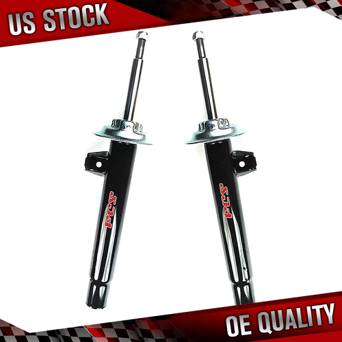 Pair Set of 2 Front FCS Sus Struts Assies FOR BMW E46 w/o M-Technik w ...