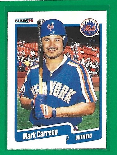 1990 Fleer Baseball Mark Carreon #198 New York Mets | eBay
