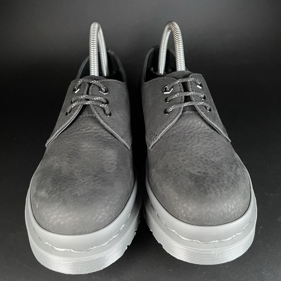 Dr. Doc Martens 1461 Women’s 7 Black Pebbled Leather Platform Dress ...