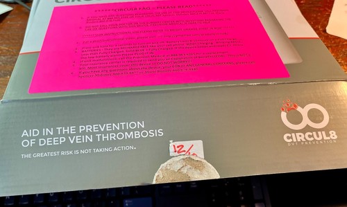 CIRCUL8 LITE AID IN THE PREVENTION OF BLOOD CLOTS DEEP VEIN THROMBOSIS ...