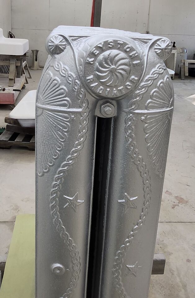 Victorian Radiator Cast Iron hot water steam antique heating star rope ...