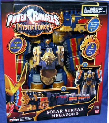 Power Rangers Mystic Force Deluxe SOLAR STREAK Megazord New Factory ...