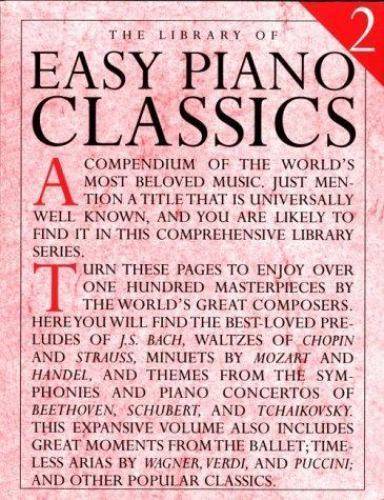 Library of Easy Piano Classics by AMSCO Publications Staff (1996, Trade ...