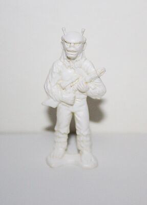 Galaxy Laser Team 2.25" White Gorilla Alien PVC Figure 1978 Tim Mee Toy ...