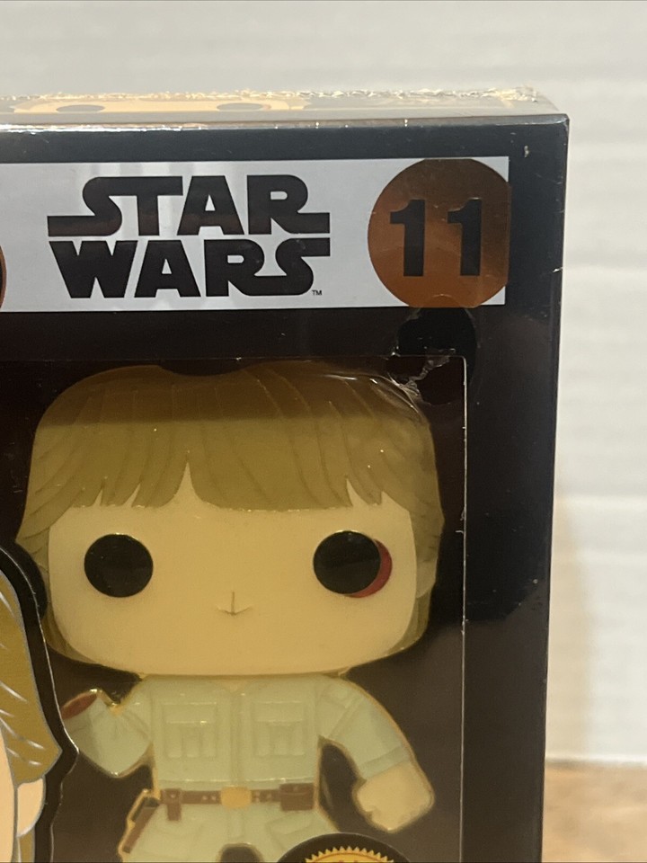 New Funko Star Wars POP! Pins Luke Skywalker Large Enamel Pin - Disney ...
