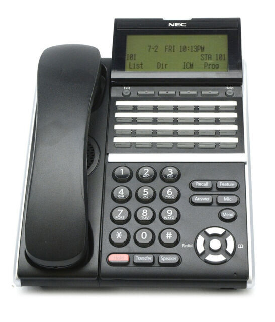 NEC ITZ-24D-3 24-Button IP Phone - Black for sale online | eBay