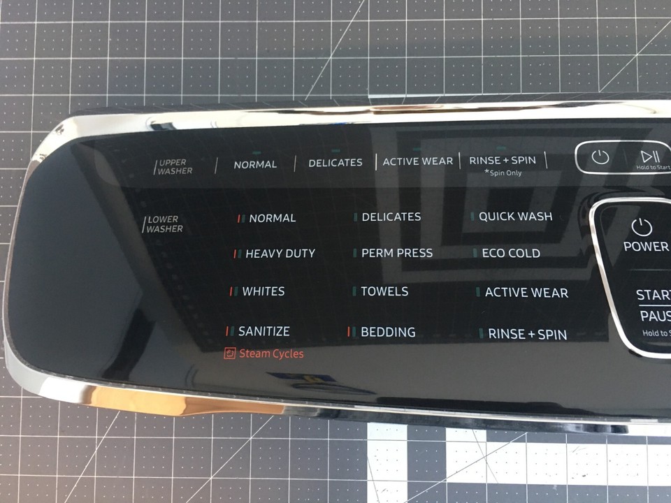 Samsung Washer Control Panel & User Interface Board P# DC97-20059A DC92 ...