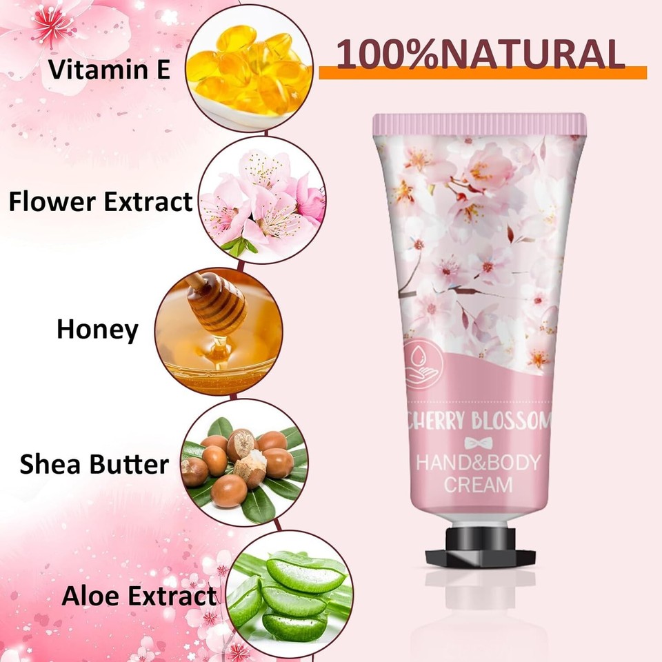 12 Pack Hand Cream Gifts Set for Women, Bulk Hand Lotion Travel Size ...