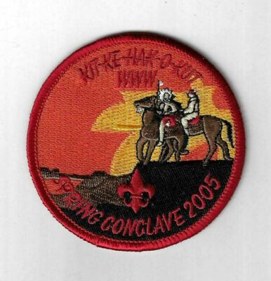 OA 97 Kit-Ke-Hak-O-Kut 2005 Spring Conclave Flap RED Bdr. Mid-America ...