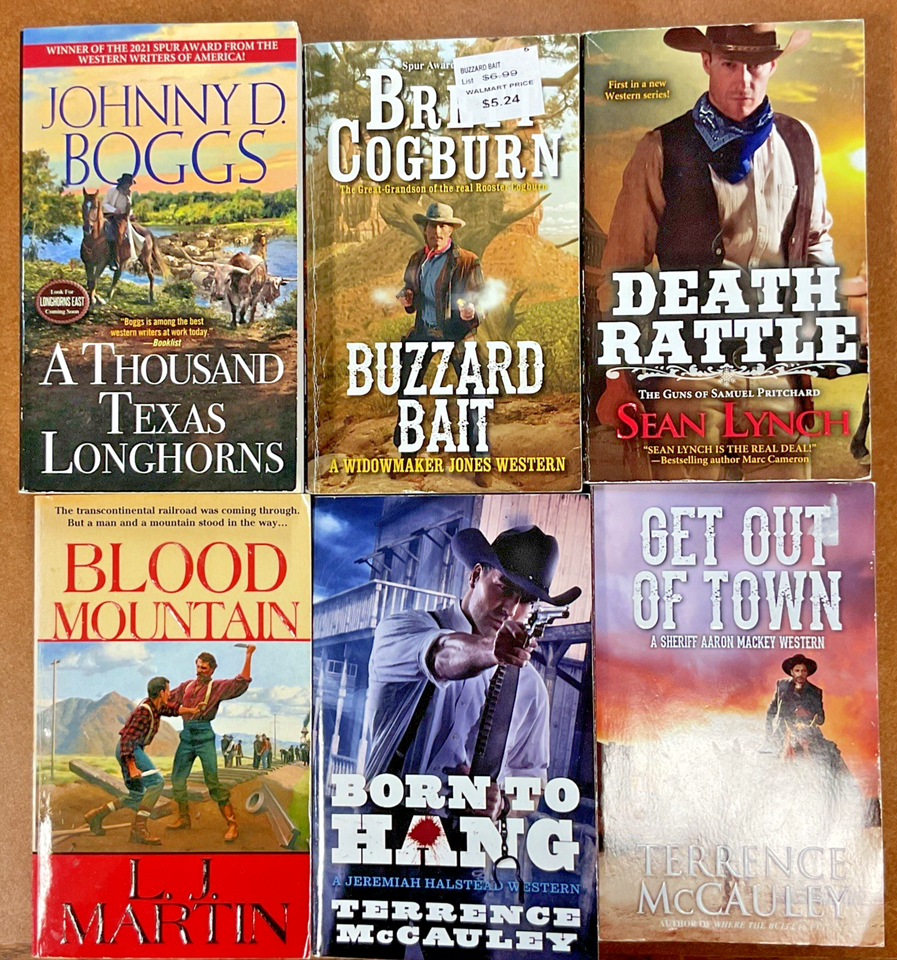Pinnacle Westerns PB Lot of 19 Max McCoy, Nate Morgan, Dusty Richards ...