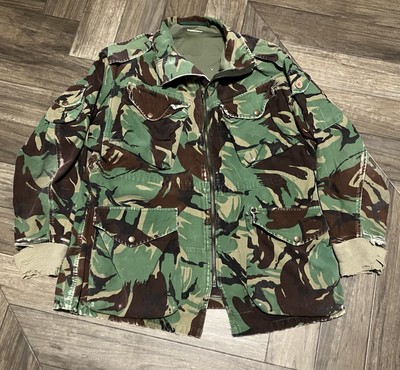 Vintage British Para Smock DPM Camo Parachutist 70s 80s Cotton ...