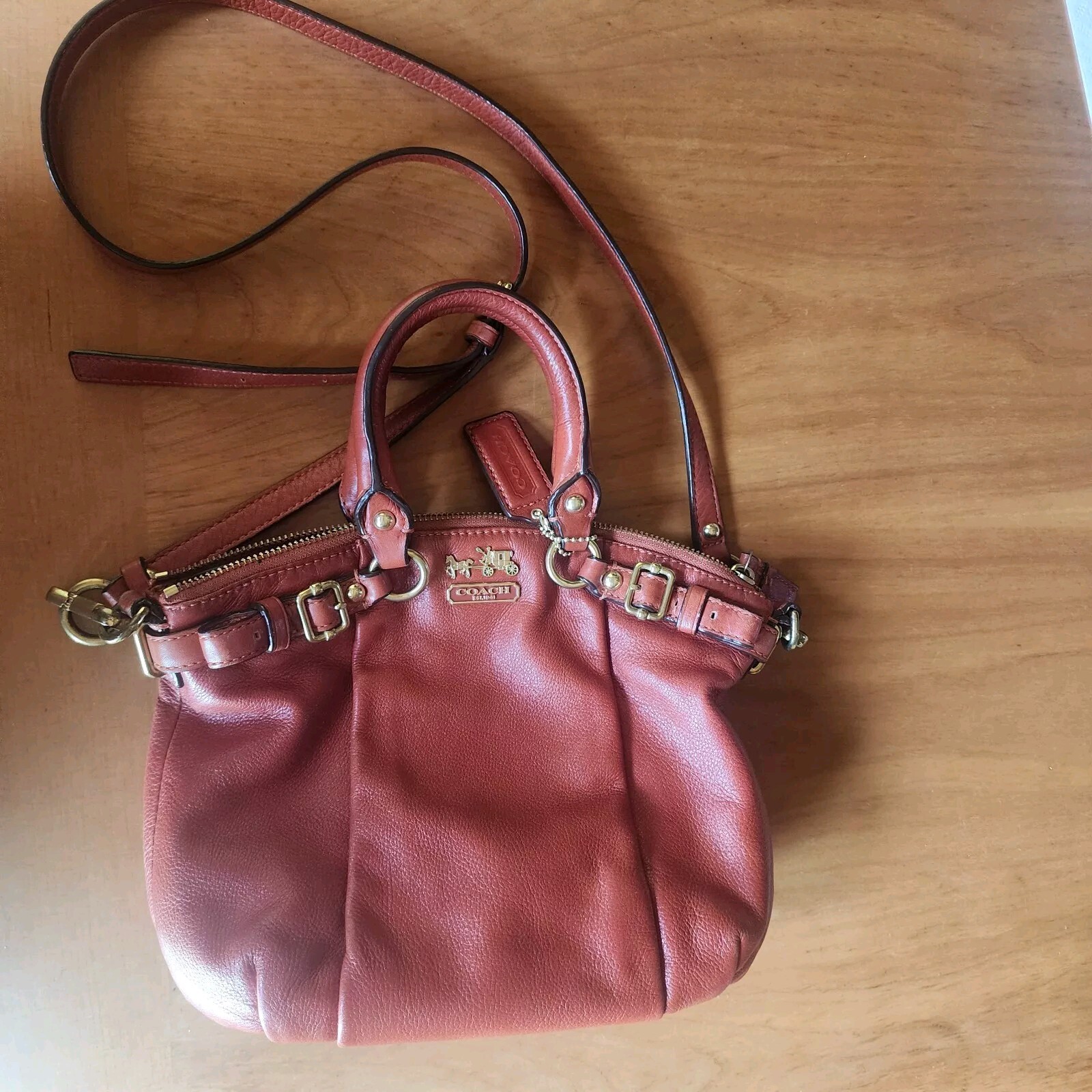 Coach Sophia 18625 Madison Leather Shoulder Bag - Gem