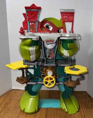 Imaginext Playskool TMNT Ninja Turtle Half Shell Hq 2016 Big Heroes ...