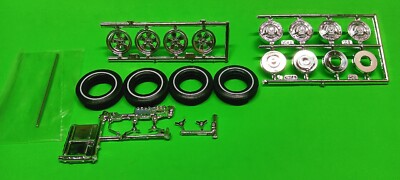 63 1963 Chevy Impala SS 409 1/25 AMT Whitewall Firestone Tires 5 Spoke ...