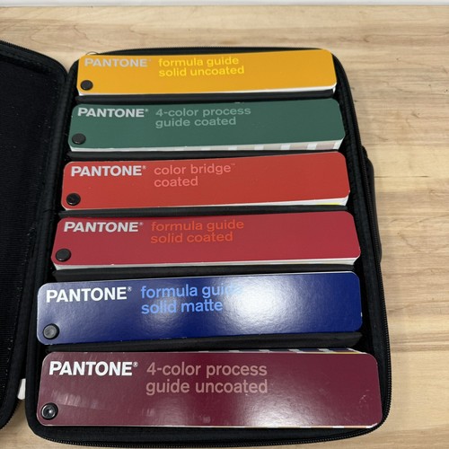 Pantone Color Formula Guide / Set of 6 w/ Case - Coated Matte Uncoated ...