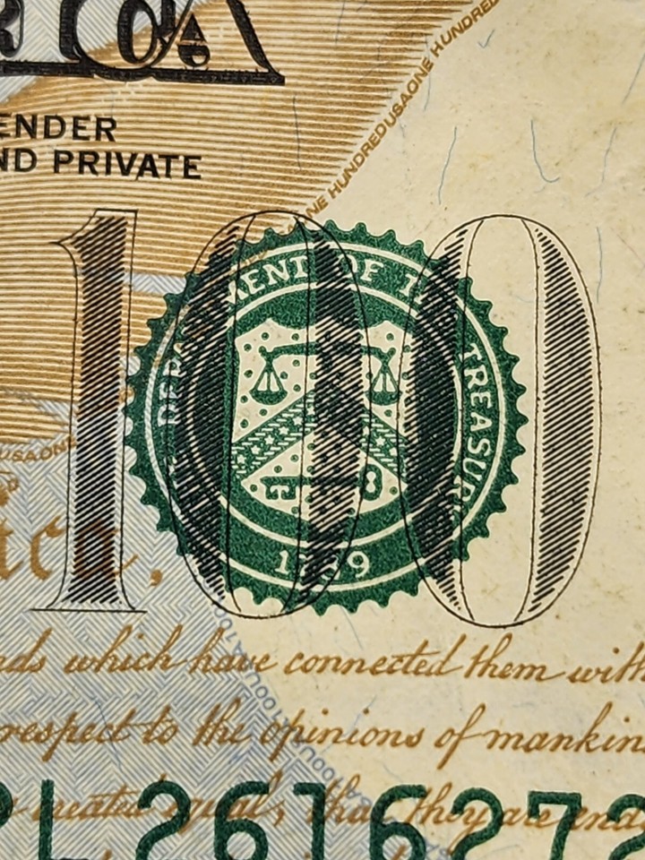 Lot of 3 Consecutive Serial Numbers $100 Dollar Bills Rare Notes Series ...