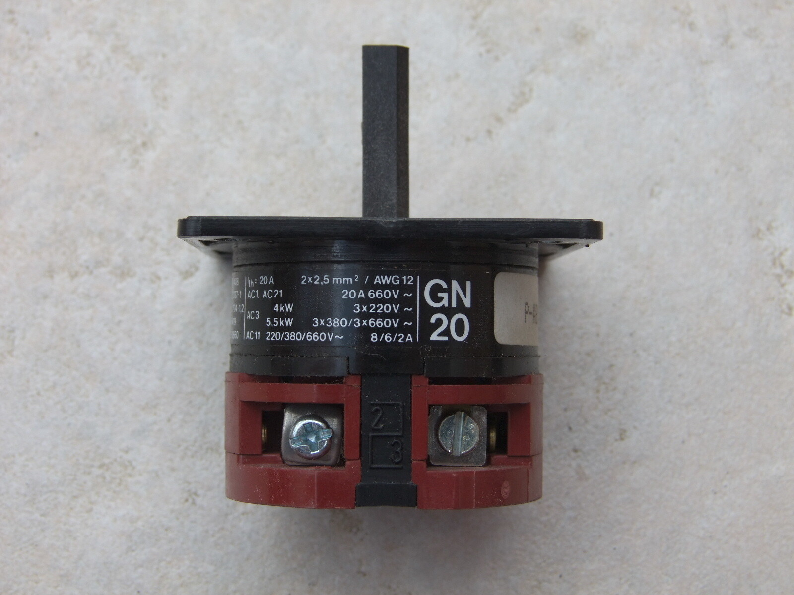 Santon Analogue Rotary Cam Switch, panel-mounted (NO FACIA) - various ...