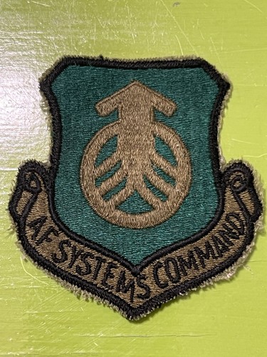 USAF AIR FORCE AF SYSTEMS COMMAND SUBDUED PATCH | eBay