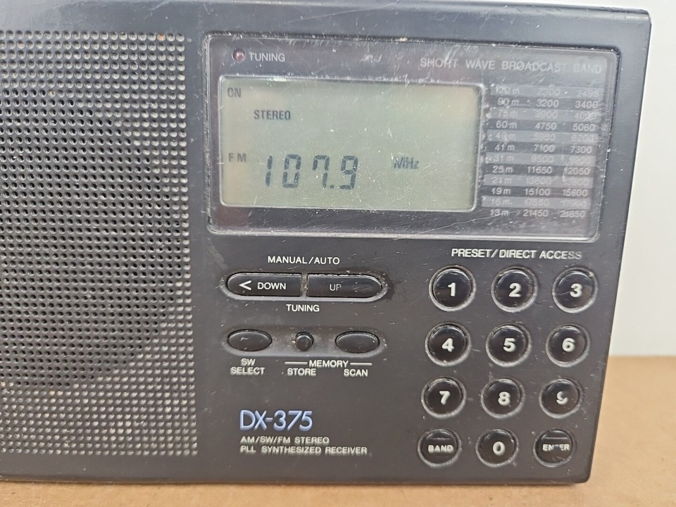Radio Shack DX-375 AM FM SW Stereo Receiver Cat No 20-212A SWB ...
