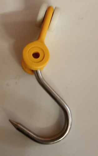 Butchers Channel single roller Meat Hook Articulated Meat Roller Hook ...