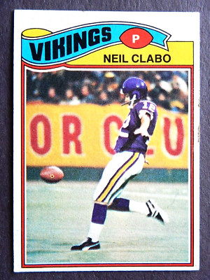 Neil Clabo #477 Topps 1977 Football Card (Minnesota Vikings) G | eBay