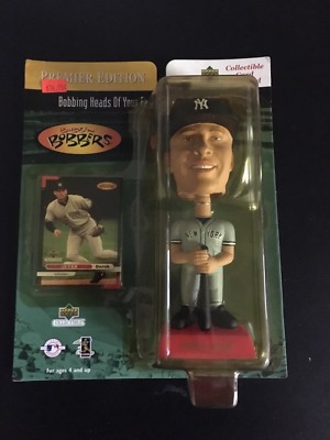 NEW Upper Deck 2000 Bobbin' Bobbers DEREK JETER Premier Edition Bobble ...