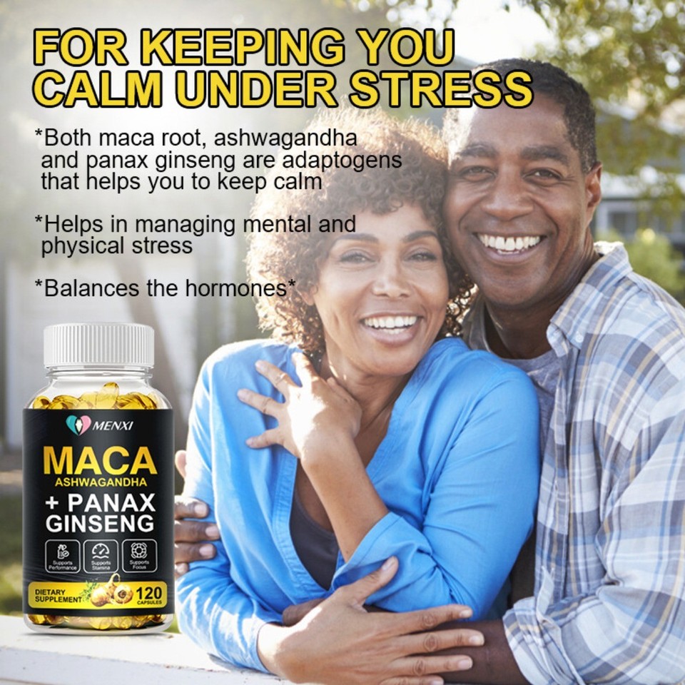 MENXI Maca Root Capsules 10000mg Peruvian Maca Extract 120 Capsules hot ...