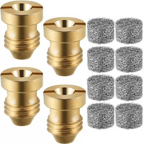 4 Stück 1,1 mm Schaumkanonen-Öffnungsdüsen und 8 Stück Schaummacher ...