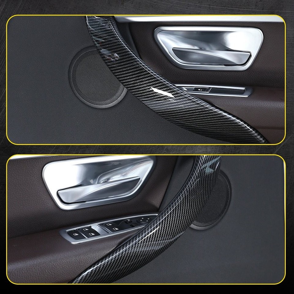 Carbon Fiber Door Pull Handle Cover For BMW 3 Series F30 F31 F34 2013 ...