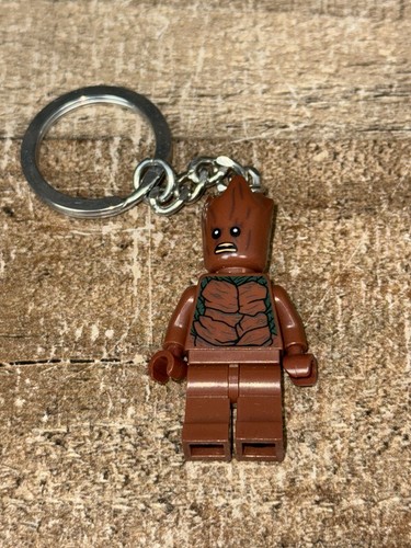 LEGO Marvel Avengers Guardians of the Galaxy Groot Minifigure Keychain ...