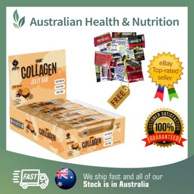 ATP SCIENCE NOWAY COLLAGEN BARS BOX OF 12 + FREE SAME DAY SHIPPING ...
