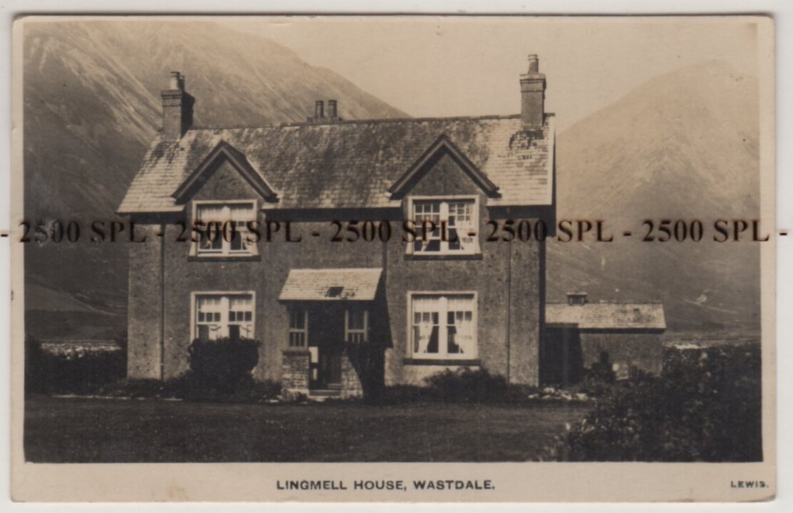 Wastdale Postcard Cumbria Rare Real Photo Postcard View of Lingmell ...