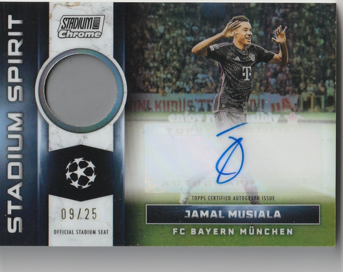 JAMAL MUSIALA 2023-24 TOPPS CHROME STADIUM CLUB STADIUM SPIRIT /25 SSP ...
