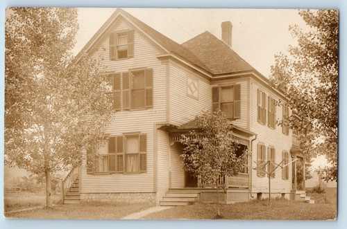 Saint Johnsburg Vermont VT Postcard RPPC Photo Victorian House View ...