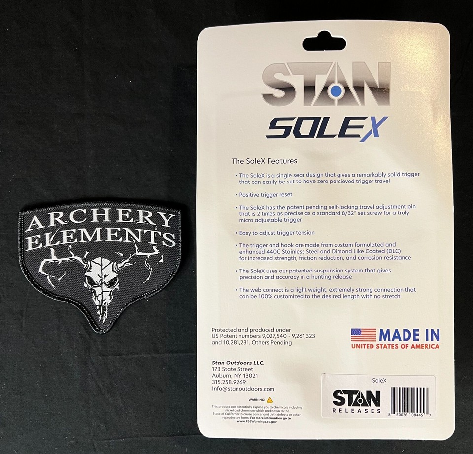 Stan Release SoleX Hook Index Finger Release Buckle Strap Web Connect ...