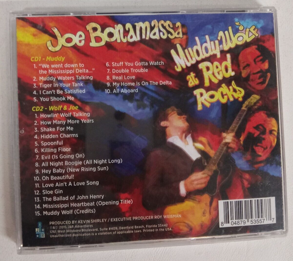 Joe Bonamassa Muddy Wolf At Red Rocks Double Disc CD Set | eBay