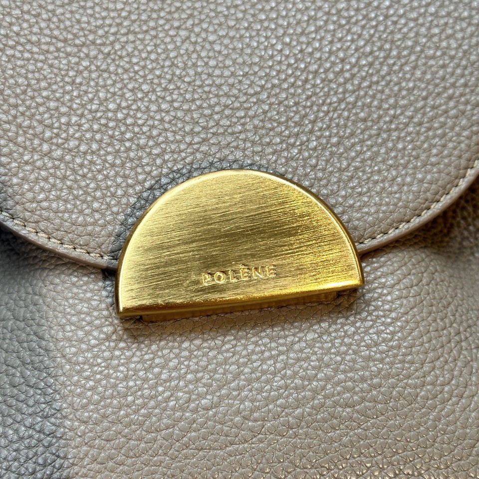 Authentic Polene Numero Un Mini Leather Handbag (Grey) Paris | eBay