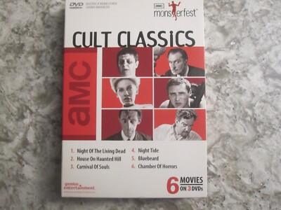AMC Monsterfest Cult Classics DVD - 6 movies 796019689090| eBay