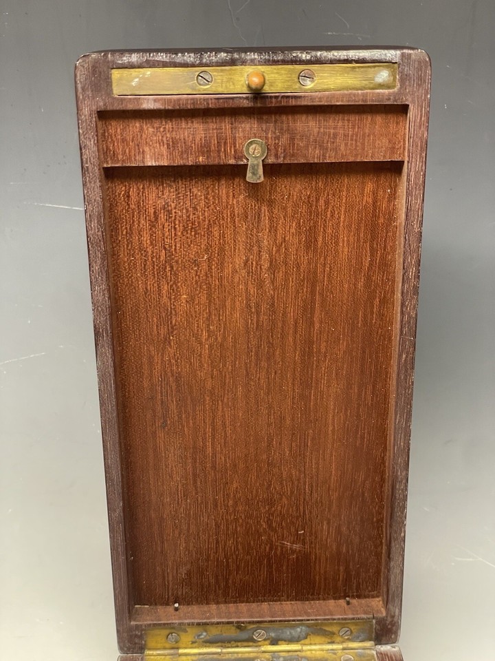 Antique 19th C. Mahogany Surgeon Rear Hinge Wooden Doctor's Box Medical ...