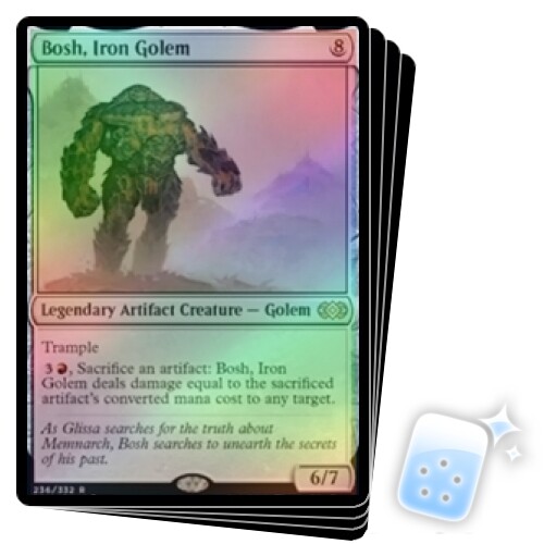 FOIL BOSH, IRON GOLEM X4 Double Masters Magic MTG MINT CARD | eBay