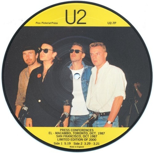 U2 – Press Conferences - 7" single | eBay UK