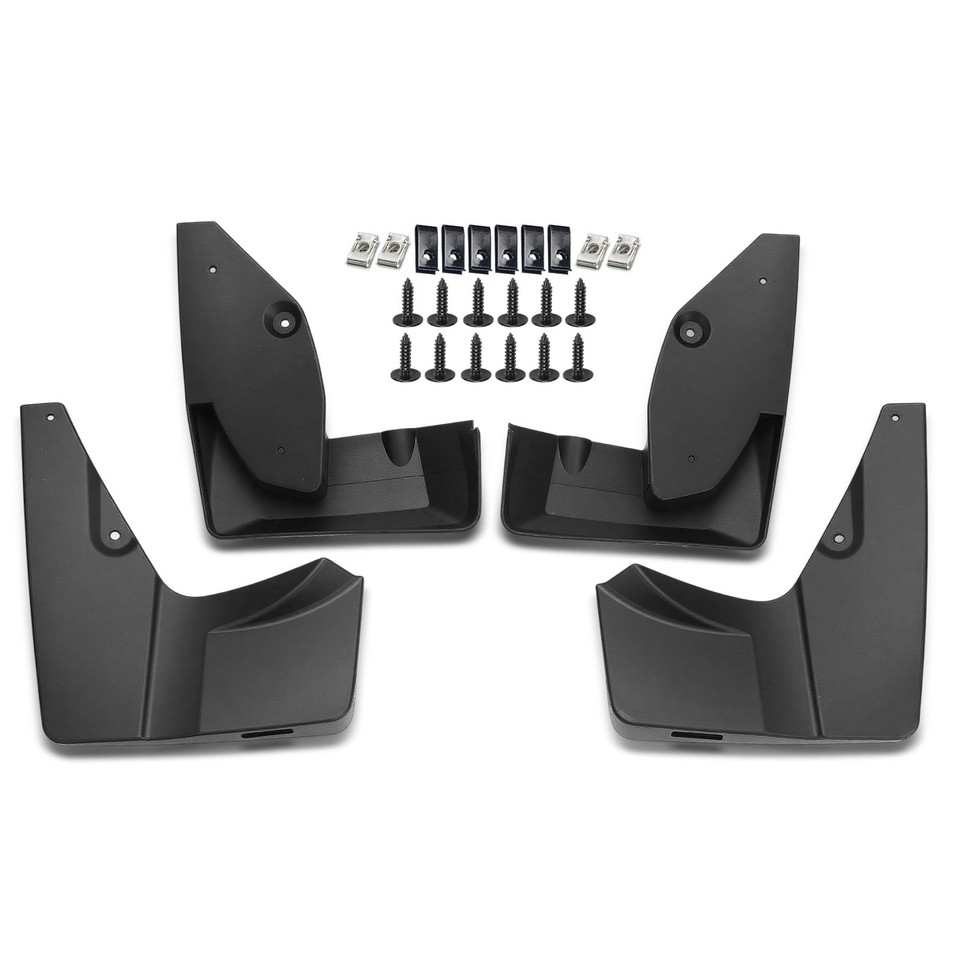 4x Front & Rear Splash Guards Mud Flaps w/ Assist Step for GMC Acadia ...