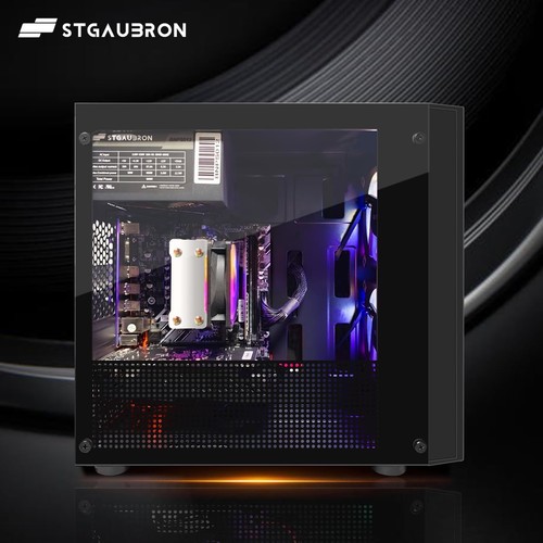 STGAubron Gaming PC Desktop,Ryzen 5 5500 up to 4.2GHz,RTX 3050 6G,16G ...
