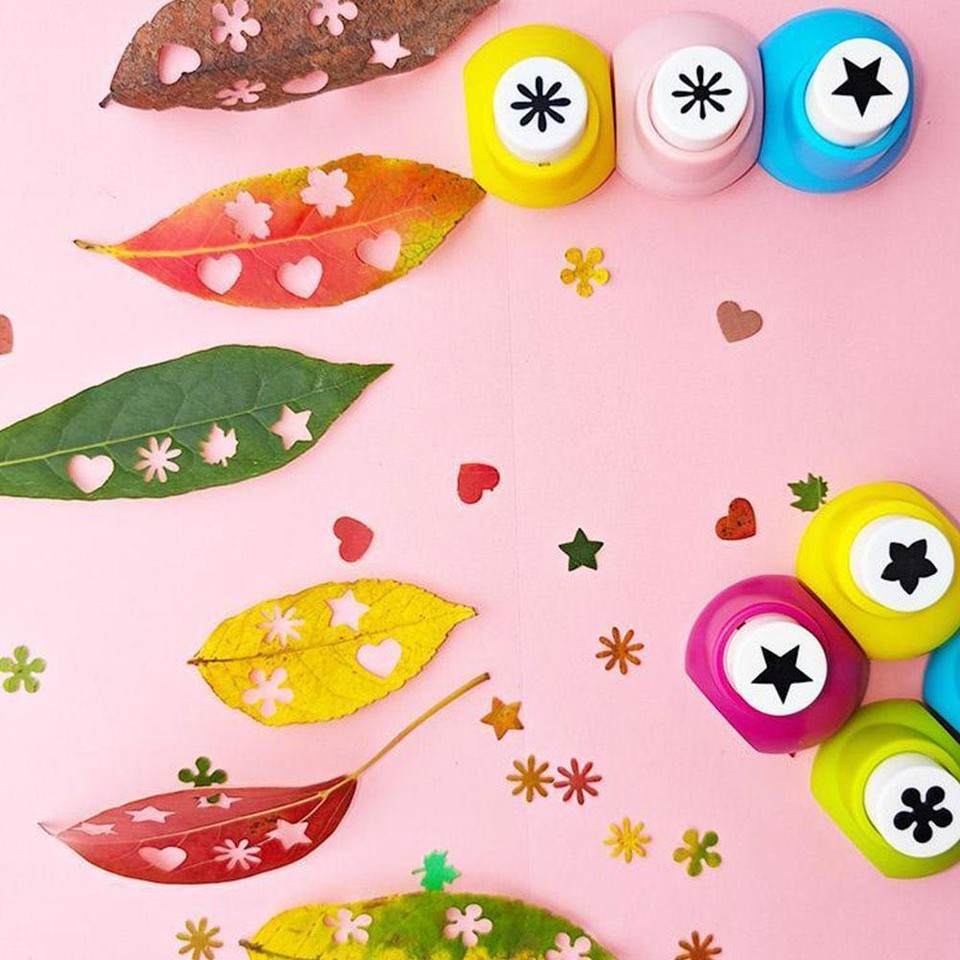 Creative Kids DIY Puncher Craft Set, Craft Hole Punch Shapes Set, Hole ...