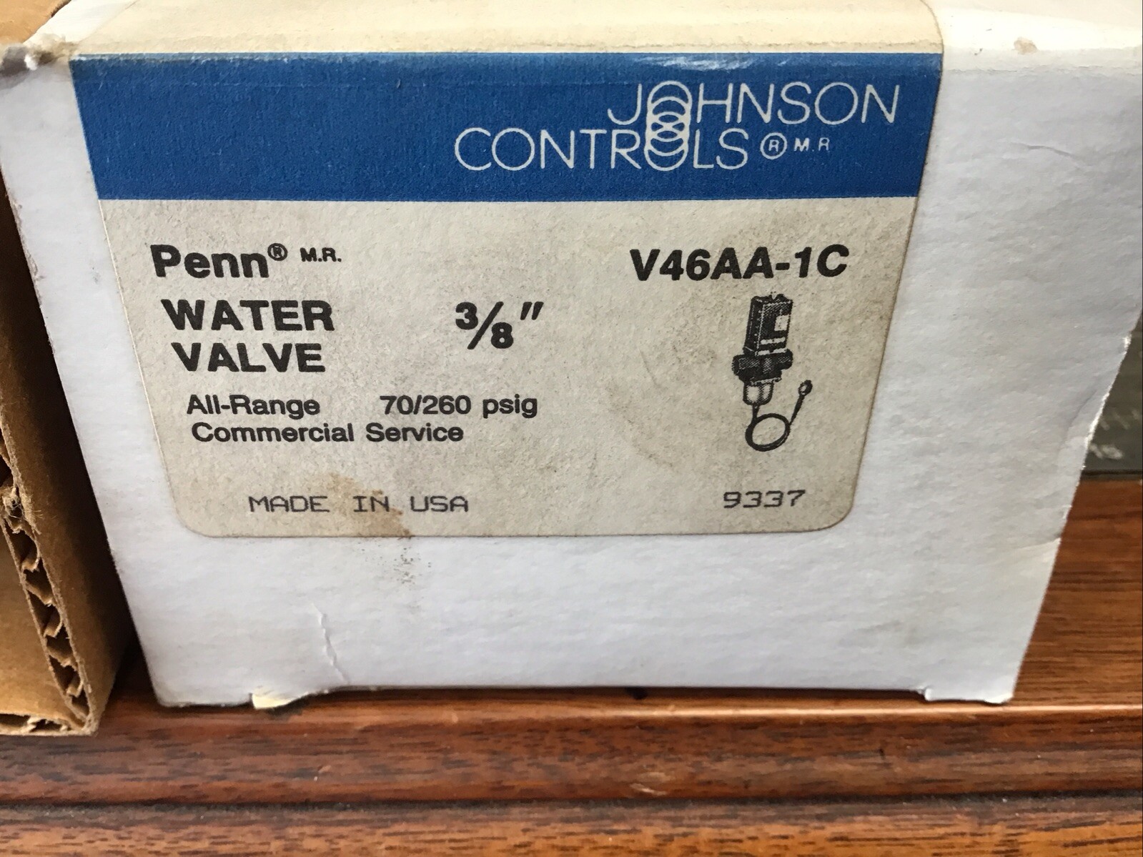 Johnson Controls V46AA-1c 3/8" Pressure-Actuated Water-Regulating Valve ...
