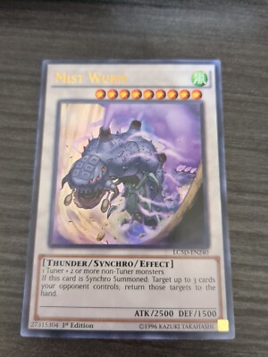 Yugioh Mist Wurm LC5D-EN240 1st Edition Ultra Rare | eBay