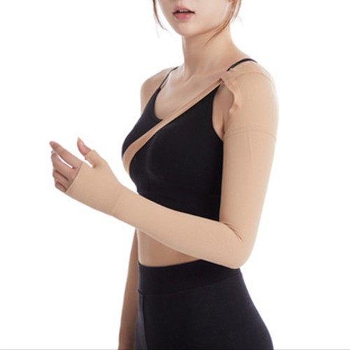 Lymphedema Compression Arm Sleeve Polyurethane Post Mastectomy Support ...