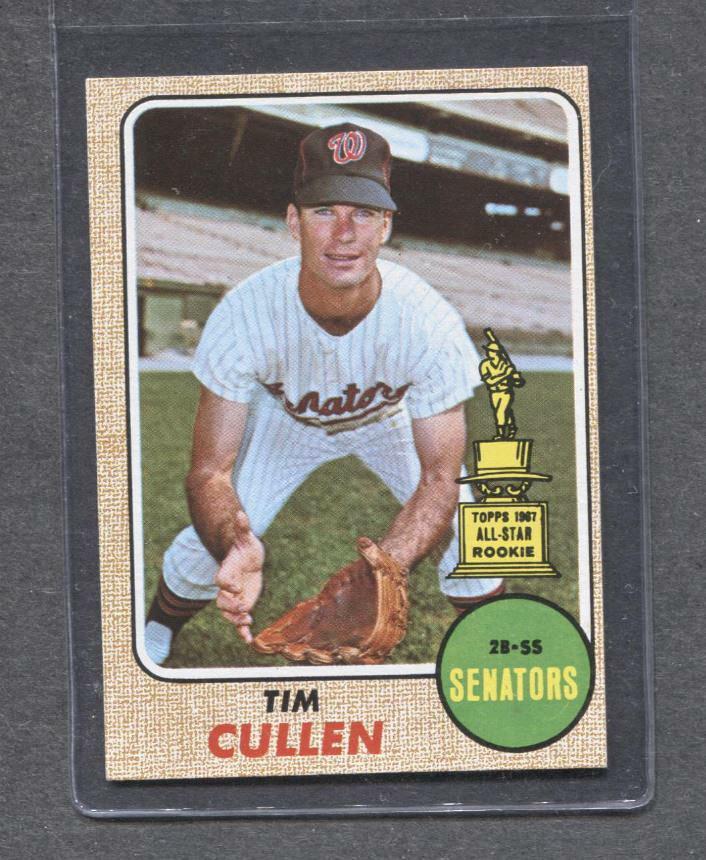 1968 Topps #209 Tim Cullen (Senators) NM (Flat Rate Ship) | eBay